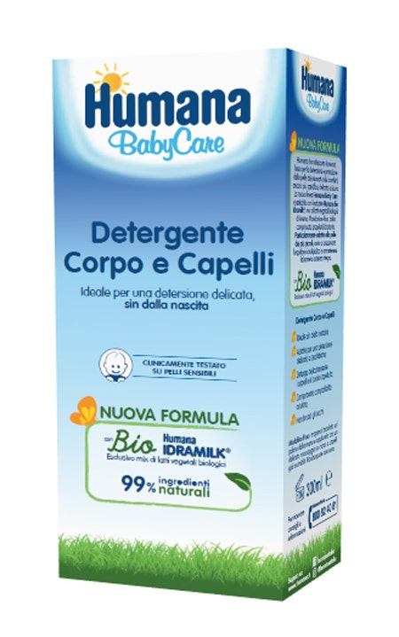 Humana Baby Care Detergente Corpo&Capelli 300ml – Farmae - Para ...