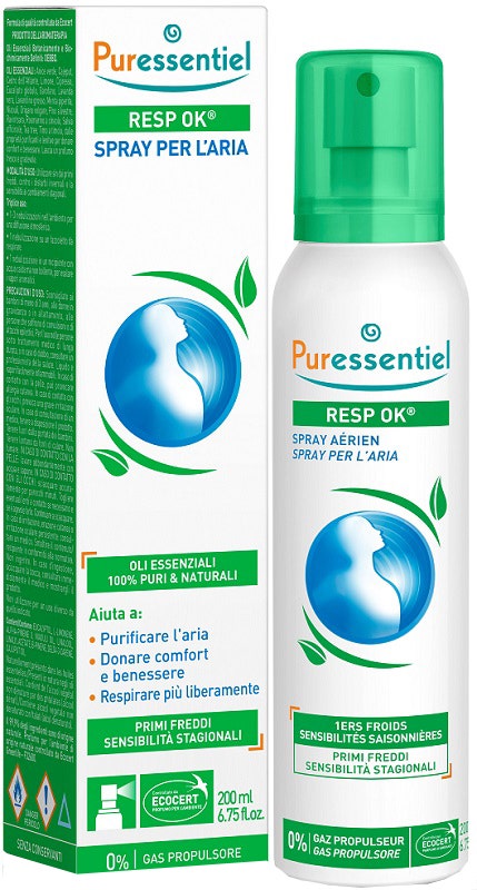 Puressentiel Resp Ok Spray Per L'Aria Con 19 Oli Essenziali 200ml ...