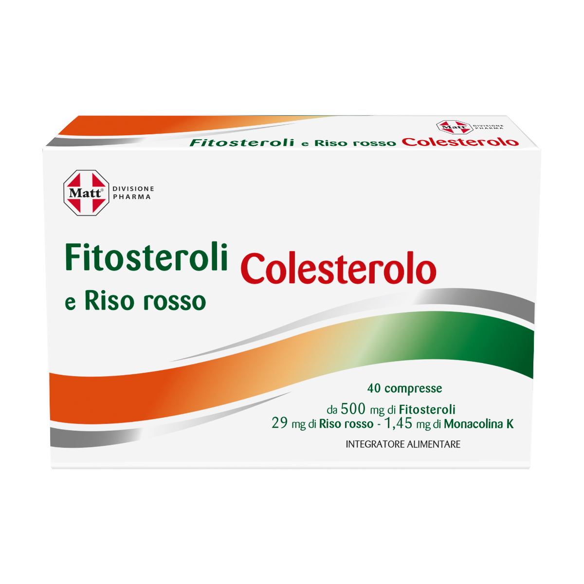 Matt Pharma Fitosteroli E Riso Rosso Colesterolo 40 Compresse – Farmae ...