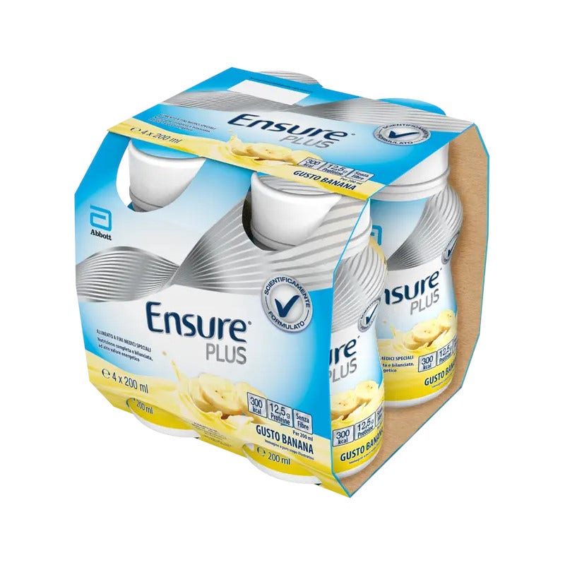 Ensure Plus Banana 4X200ml – Farmae - Para-farmacia Online di cosmesi ...