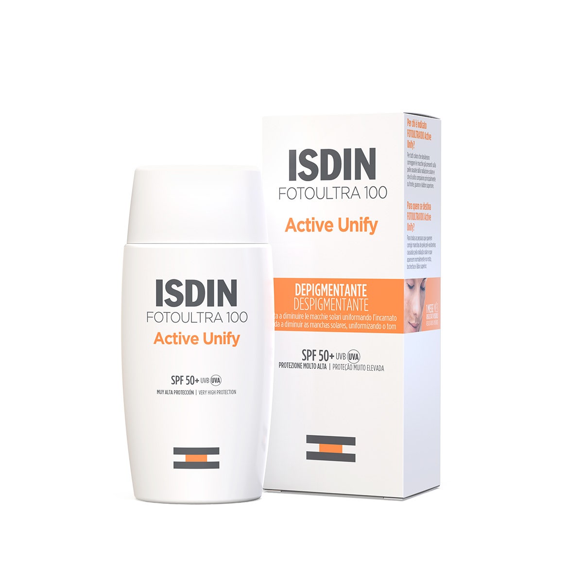 FotoUltra 100 Isdin Crema Active Unify SPF50+ 50ml: Protezione e ...