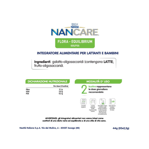 Nestlé Nancare Flora-equilibrium Integratore Per Lattanti E Bambini ...