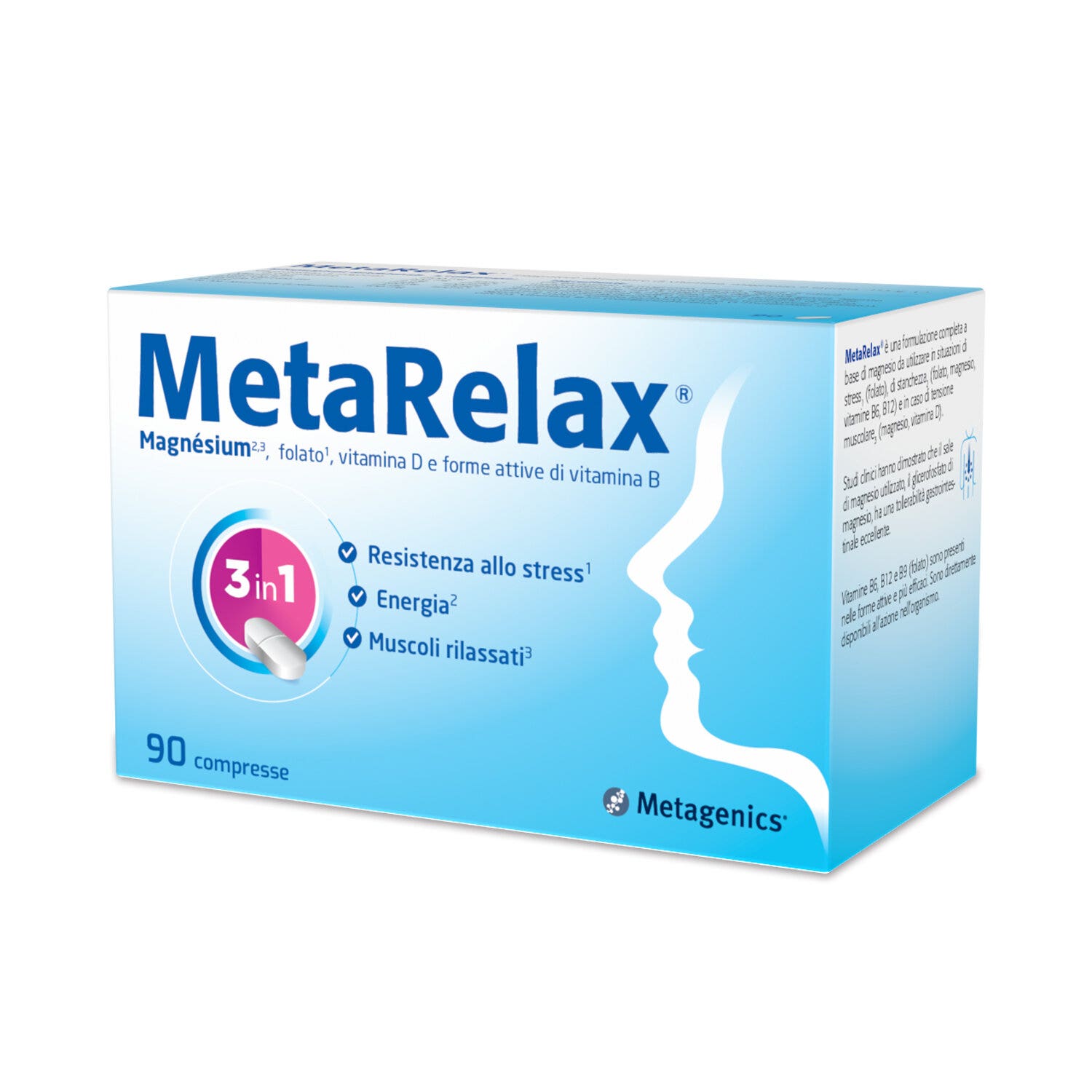 Metarelax New 90 Compresse - Integratore Rilassante Naturale – Farmae ...