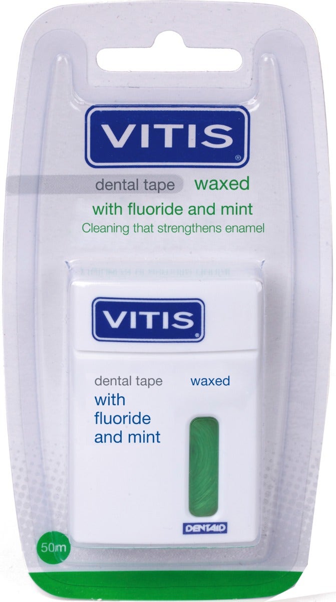 Vitis Nastro Interdentale Dental Tape Con Cera Fluoro E Menta – Farmae ...