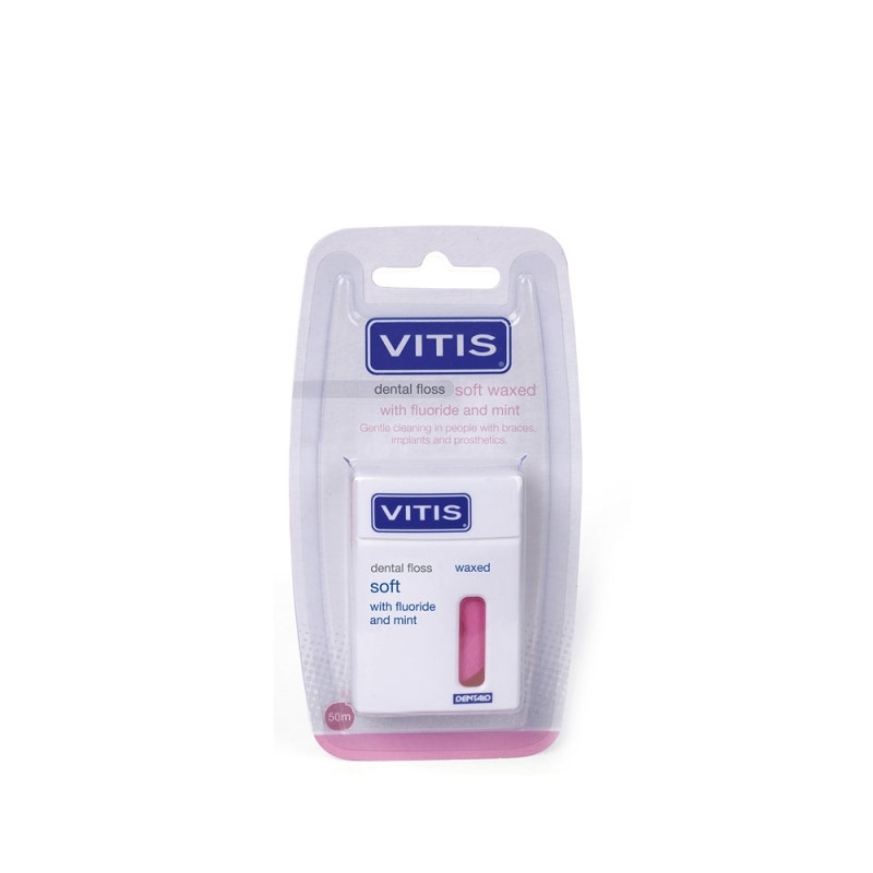 Vitis Filo Interdentale Dental Floss Soft Con Cera Fluoro E Menta ...