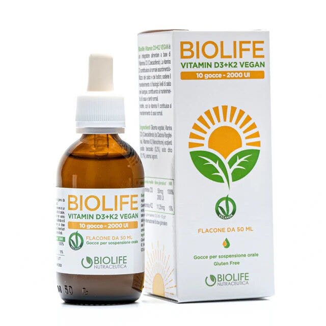 Biolife Vitamin D3+K2 Vegan Gocce 50ml – Farmae - Para-farmacia Online ...