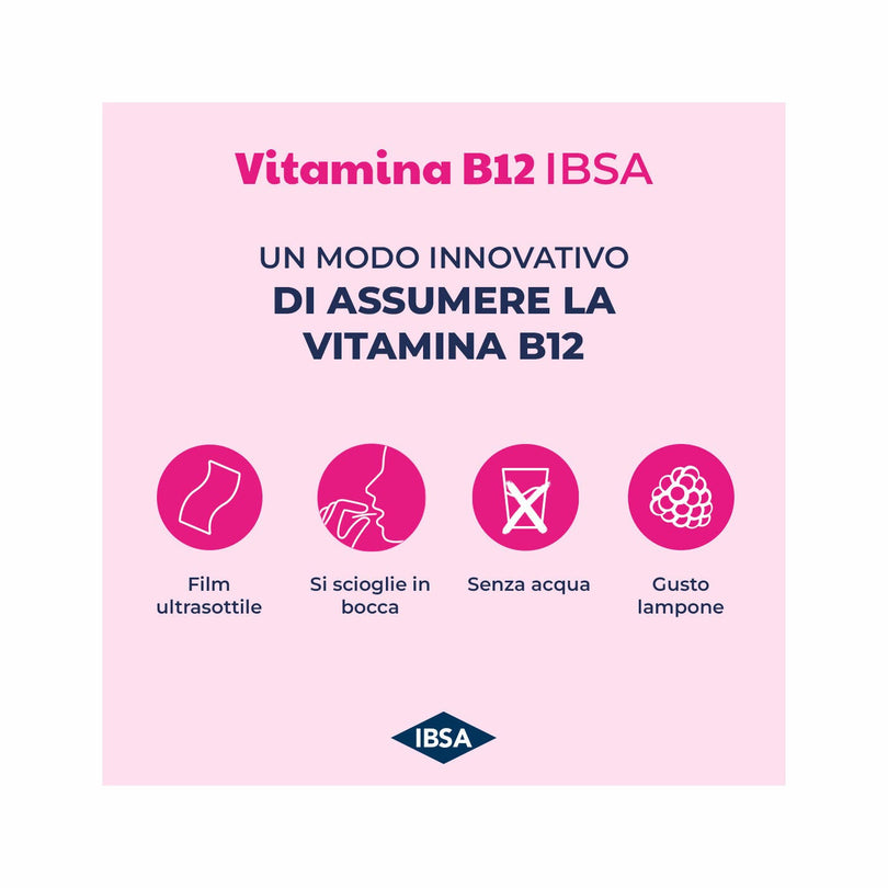 Ibsa Vitamina B12 30 Film Orali: Integratore Energetico Quotidiano ...