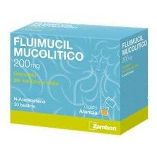 Fluimucil Mucolitico 200mg 30 Bustine Senza Zucchero – Farmae - Para ...