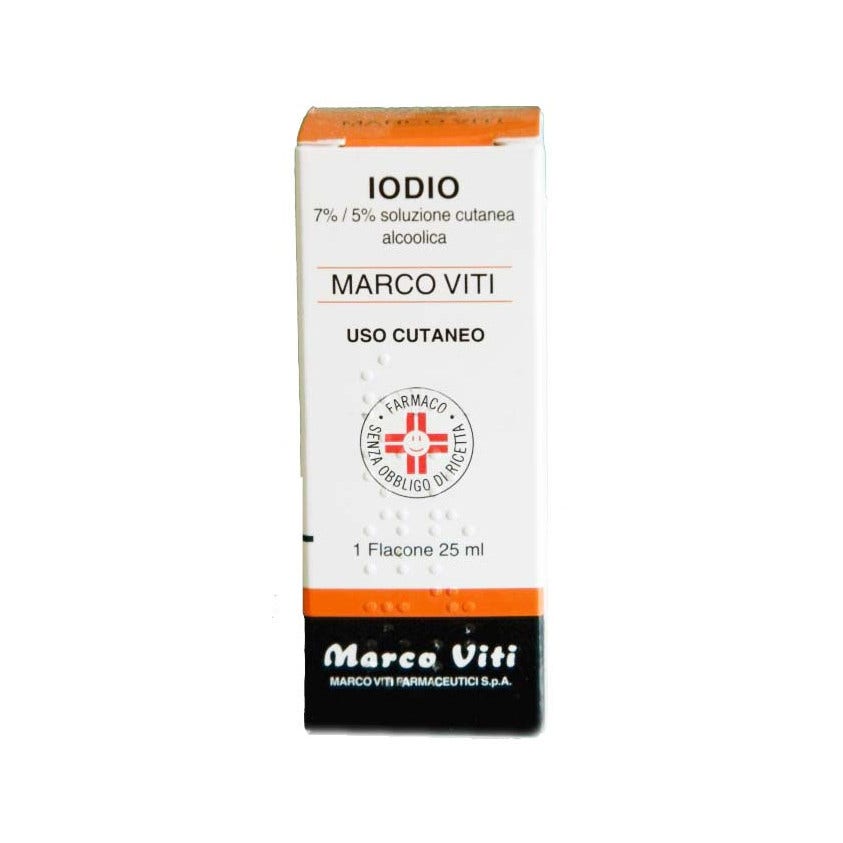 Iodio Soluzione Alcoolica Marco Viti 25ml 1 Flacone in offerta – Farmae ...