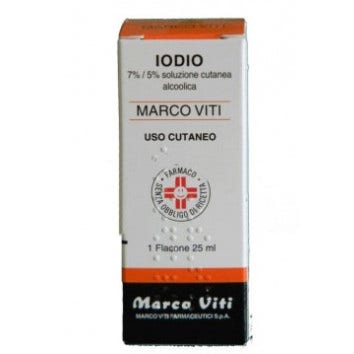 Iodio Soluzione Alcolica Cutanea Marco Viti 50ml 7%+5% – Farmae - Para ...