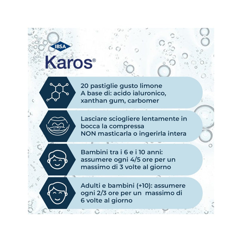 Karos Gola 20 Pastiglie – Farmae - Para-farmacia Online di cosmesi ...