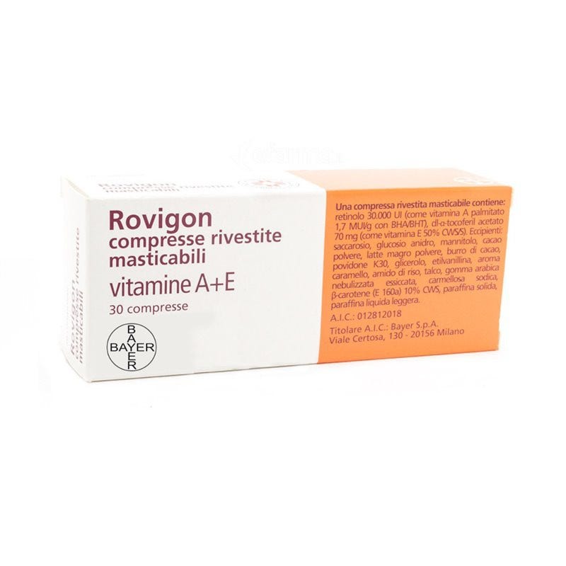 Rovigon 30 Compresse Masticabili – Farmae - Para-farmacia Online di ...