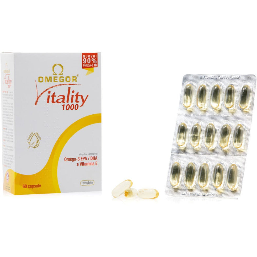 Omegor Vitality 1000 60 Capsule: integratore di Omega-3 – Farmae - Para ...