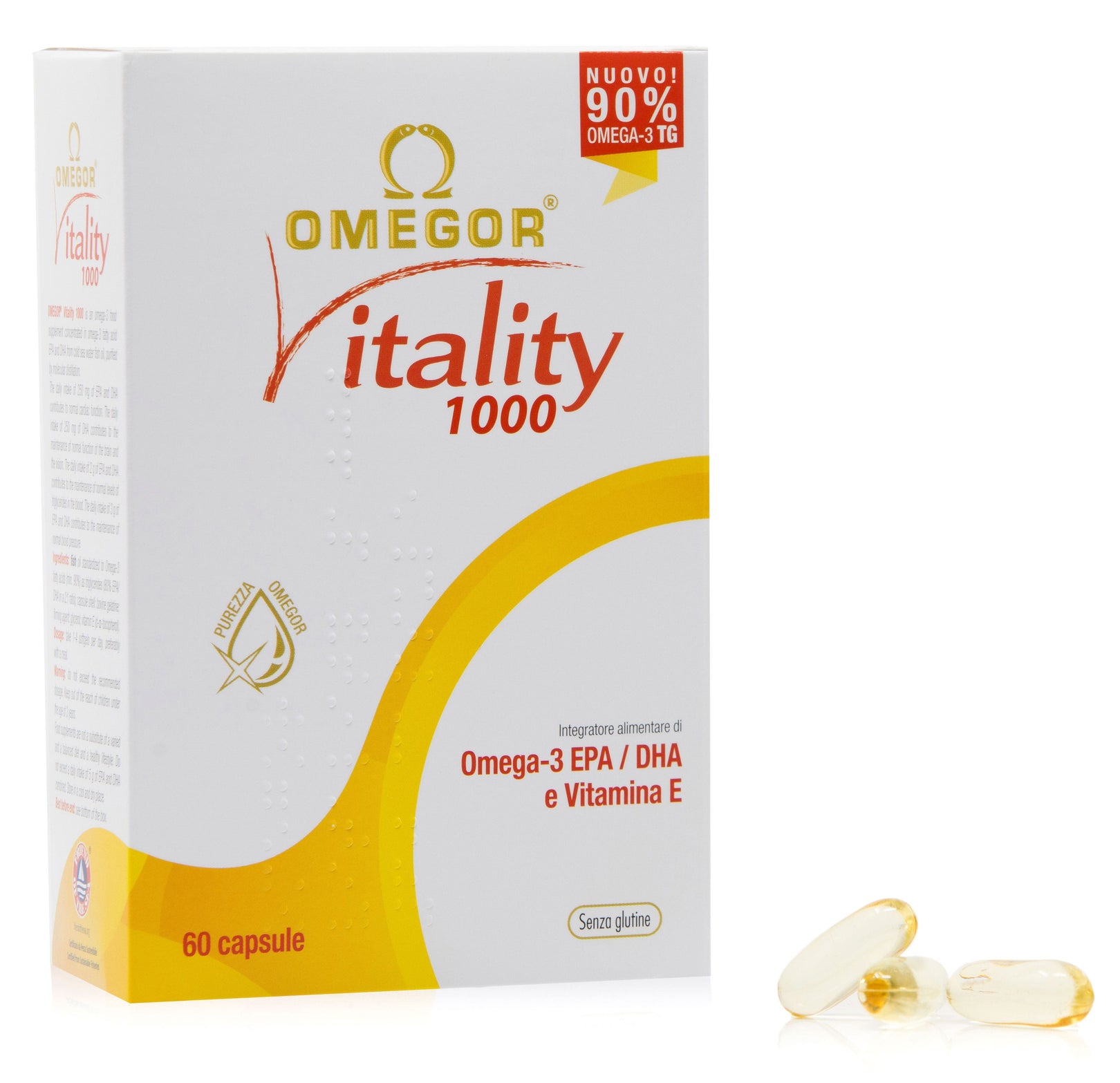 Omegor Vitality 1000 60 Capsule: integratore di Omega-3 – Farmae - Para ...